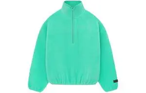 Fear Of God Nylon Half Zip Mockneck - Mint Leaf