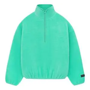 Fear Of God Nylon Half Zip Mockneck - Mint Leaf