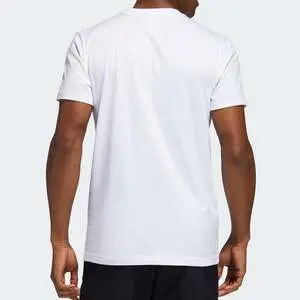 Adidas Basketball Cartoon Graphic Short Sleeve Tee - White