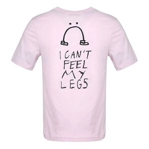 Nike Nike Dry Tee Dfc Legs Athleisure Casual Sports Breathable Short Sleeve Pink Red Pinkred Pinkred