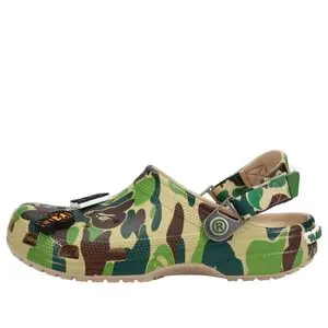 CROCS X A Bathing Ape Clog - Abc Camo/green