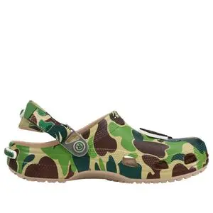 CROCS X A Bathing Ape Clog - Abc Camo/green