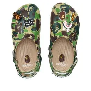 CROCS X A Bathing Ape Clog - Abc Camo/green