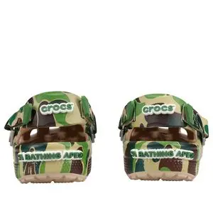 CROCS X A Bathing Ape Clog - Abc Camo/green