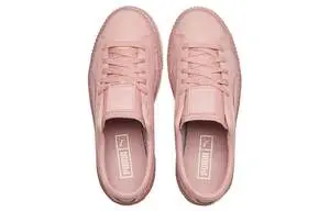 PUMA Basket Platform Core Low Top Sneakers - Pink