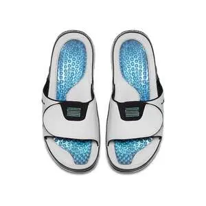JORDAN Hydro 'emerald' Slides - White