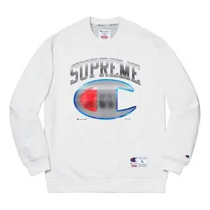 Supreme X Champion Chrome Crewneck - White