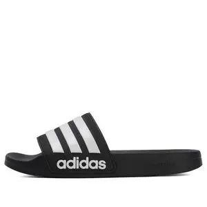 Adidas Adilette Cf Slides Black - Black/white