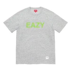 Supreme Ss20 Week 1 Eazy S/s Top Alphabet Short Sleeve Gray - Grey