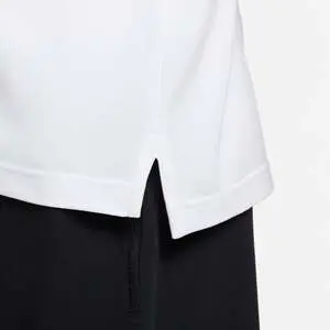 Nike Lapel Short Sleeve Polo Shirt - White