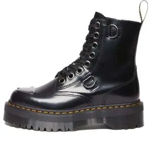 Dr. Martens Jadon Buttero Leather Platform Combat Boots