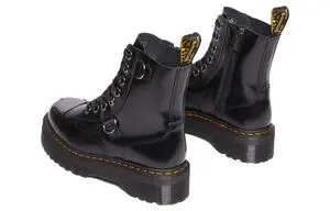Dr. Martens Jadon Buttero Leather Platform Combat Boots