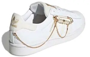 Adidas Originals Superstar Skate Shoes With Embellished Detail - White