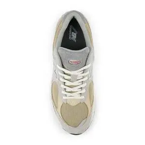 NEW BALANCE 2002r Lace Up Sneakers - Grey/yellow