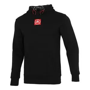 Adidas Limited Embroidered Pattern Sports Pullover - Black