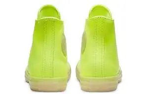 CONVERSE Chuck Taylor All Star High Top Neon Leather Sneakers - Yellow