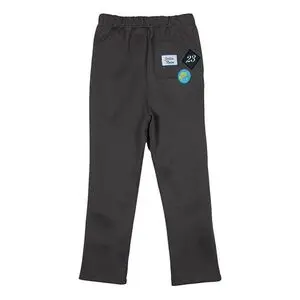 JORDAN X Union La Embroidered Logo Straight Sports Long Pants Asia Sizing 'black Grey - Gray