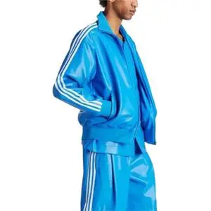 Adidas Firebird Adicolor Three Stripes Synthetic Fabric Loose Jacket - Blue