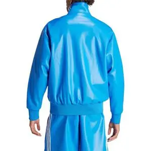Adidas Firebird Adicolor Three Stripes Synthetic Fabric Loose Jacket