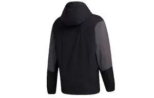 Adidas Windbreaker Jacket With Sporty Stripes