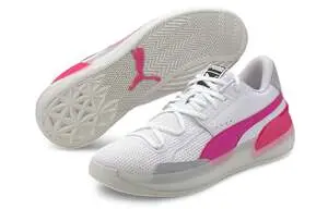 PUMA Clyde Hardwood Sneakers - Pink/blue