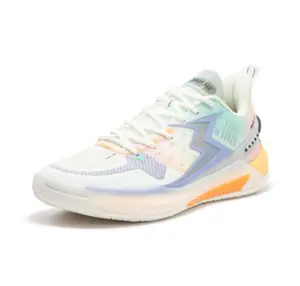 361 DEGREES Big3 5.0 Quick 'wind Rises' Athletic Sneakers - White/purple