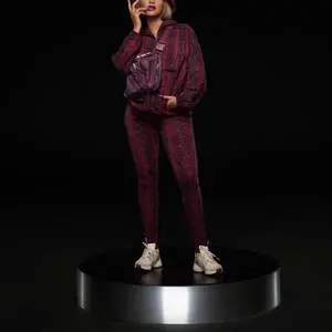 Adidas X Ivy Park Crossover Anorak With Snake Print