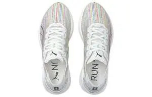 PUMA Electrify Nitro Spectra Low Top Sneakers - White/green