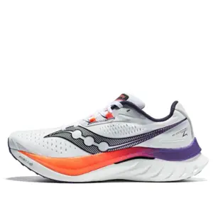 Saucony Endorphin Speed 4 Athletic Sneakers - White/viziorange