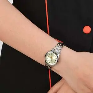 Casio Dress Series Classic Two-tone Stainless Steel Quartz Watch - Gold