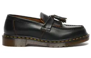 Dr. Martens Vintage Made In England Quilon Leather Tassel Loafers