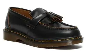 Dr. Martens Vintage Made In England Quilon Leather Tassel Loafers