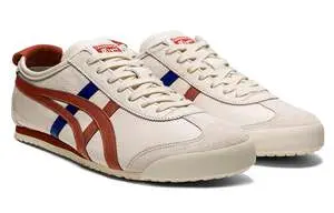 Onitsuka Tiger Mexico 66 Low Top Sneakers - Birch/rust Red