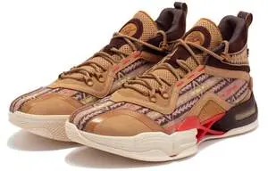 361 DEGREES Ag2x High-top Sneakers - Brown/white