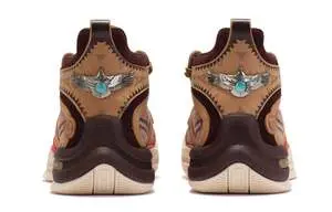 361 DEGREES Ag2x High-top Sneakers - Brown/white