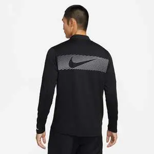 Nike Element Half Zip Running Top - Black