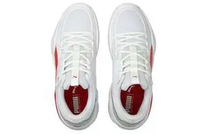 PUMA Court Rider Team Low Top Sneakers - White/red