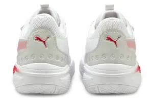 PUMA Court Rider Team Low Top Sneakers - White/red