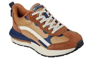 Sketchers Halos Lace Up Sneakers - Wheat Natural