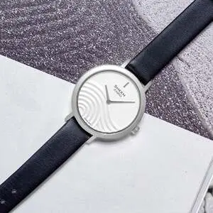 Casio Sheen Analog Leather Strap Watch