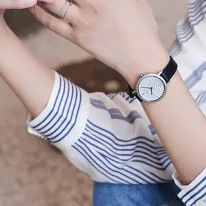 Casio Sheen Analog Leather Strap Watch