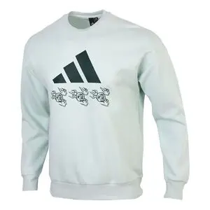 Adidas Ub Gfx Bos Logo Pullover Sweatshirt - Green