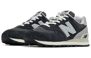 NEW BALANCE 574 Sneakers - Black/white/grey
