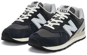 NEW BALANCE 574 Sneakers - Black/white/grey