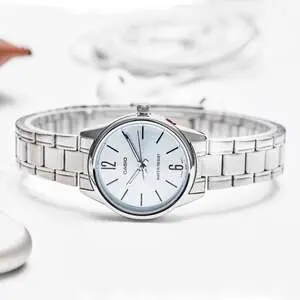 Casio Stainless Steel Quartz Analog Watch - Silver