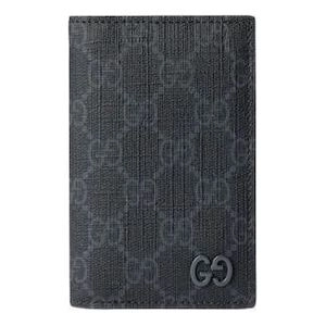 Gucci 26 Gg Card Holder Wallet - Black