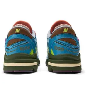 NEW BALANCE Salehe Bembury X 1000 "fog Be The Cloud" Sneakers - Blue/green/orange