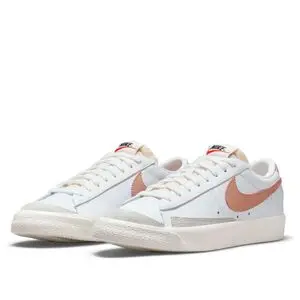 Nike Blazer Low '77 "white Rose Whisper" Sneakers - White/gray/pink