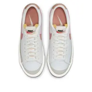 Nike Blazer Low '77 "white Rose Whisper" Sneakers - White/gray/pink