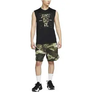Nike Dri-fit Camouflage Graphic Sleeveless T-shirt